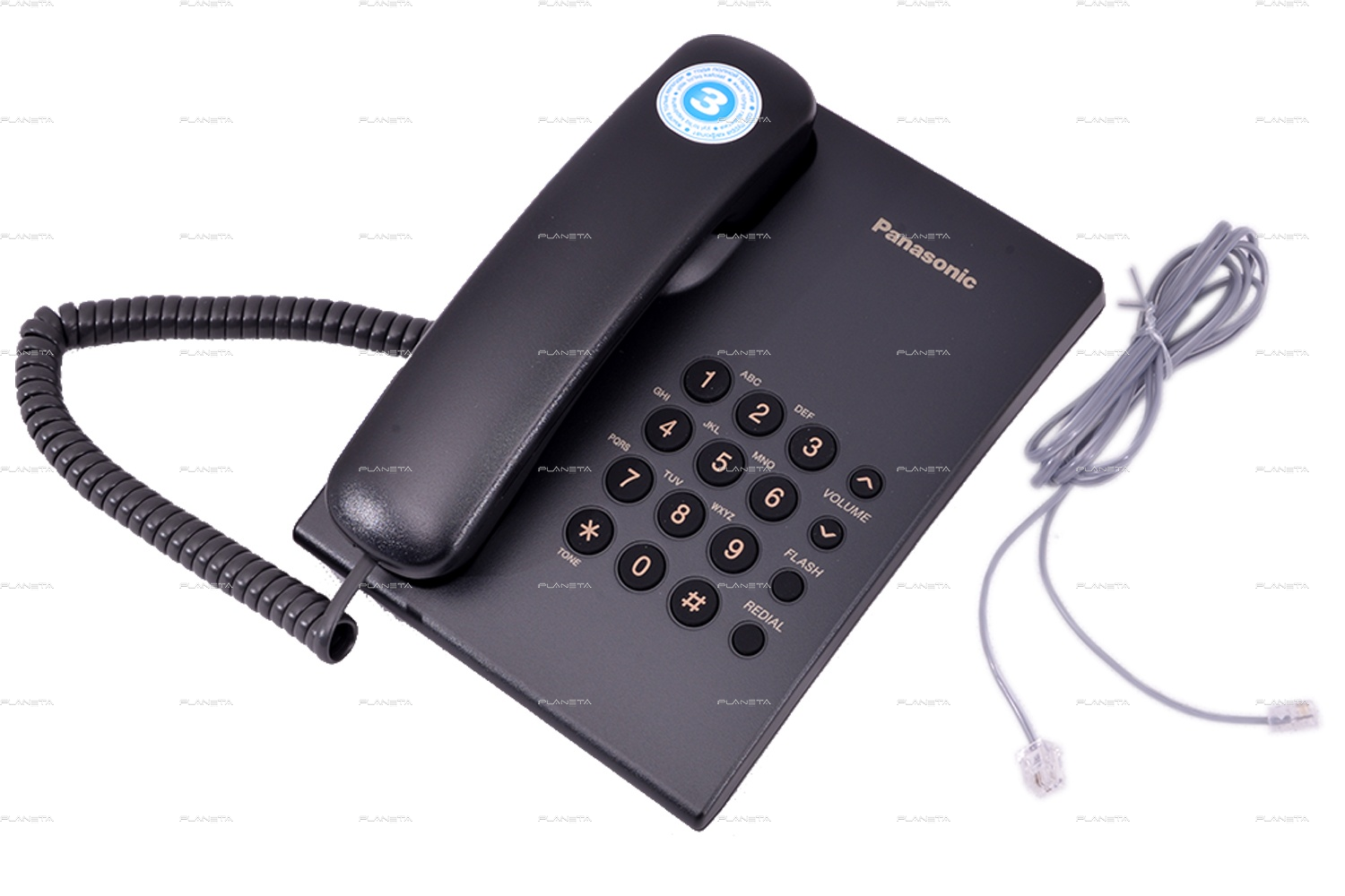 Купить Проводной телефон Panasonic KX-TS2350CAB в интернет-магазине ...